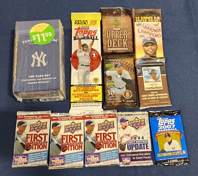 2007-2009 Variety Baseball Packs | eBay
