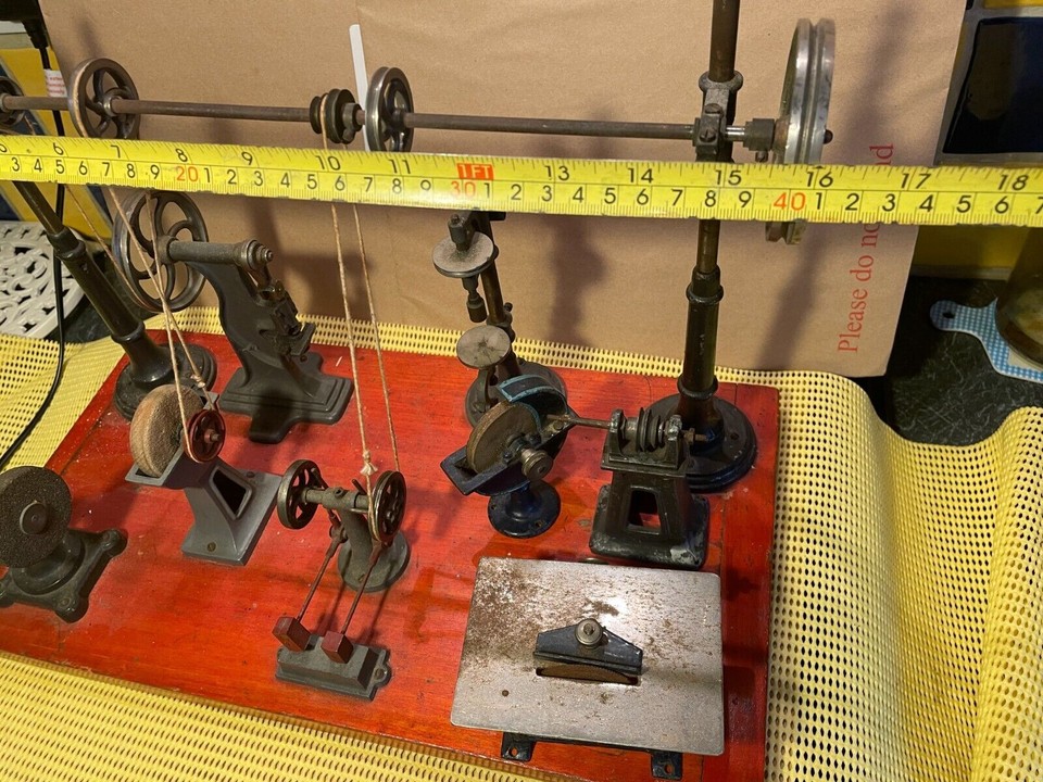 VINTAGE MODEL STEAM ENGINE WORKSHOP LINESHAFT TOOLS BING WILESCO MERSEY ...