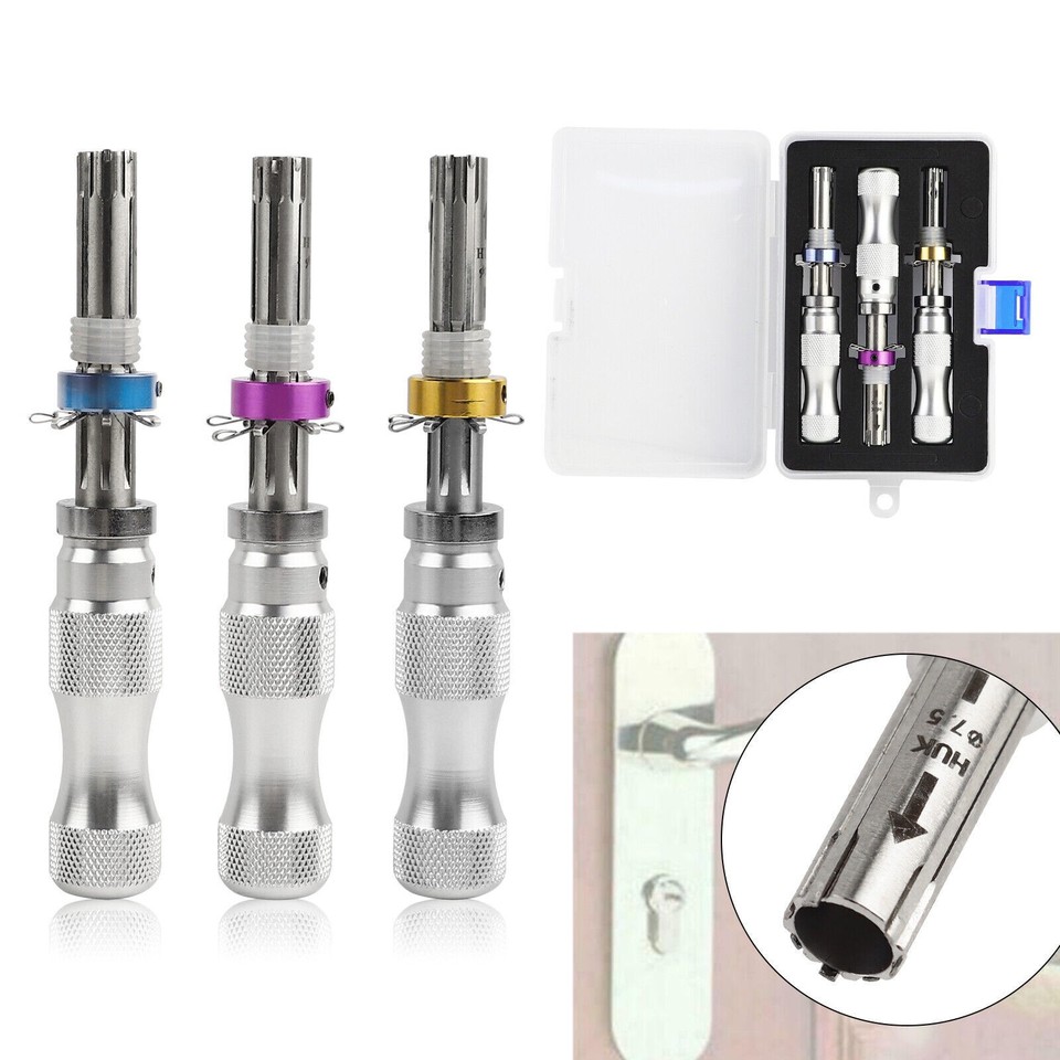 3* Tubular 7 Pins Tool Accessories Stainless Adjustable Tool Set 7mm 7 ...