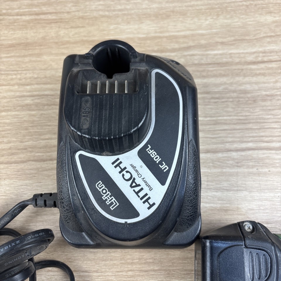 Hitachi 1/4 Drive 12v WH10DCL 90 Angle Cordless Impact Driver With ...