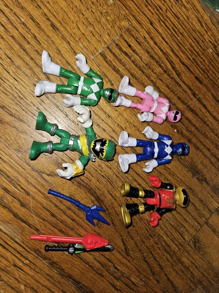 5pcs Fisher Imaginext Power Ranger Figures | eBay