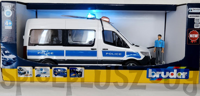 Bruder MB Sprinter Polizei Einsatzfahrzeug mit Polizist Light Sound ...