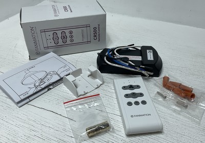 Fanimation CR500 White Non-Reversible Fan & Light Remote | eBay