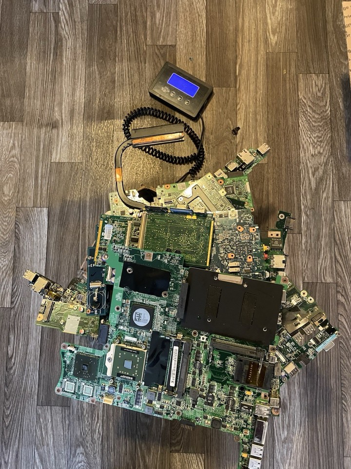 9lbs Scrap Main Boards Laptop Chips Ram Gold Recovery CPUs Metal High ...