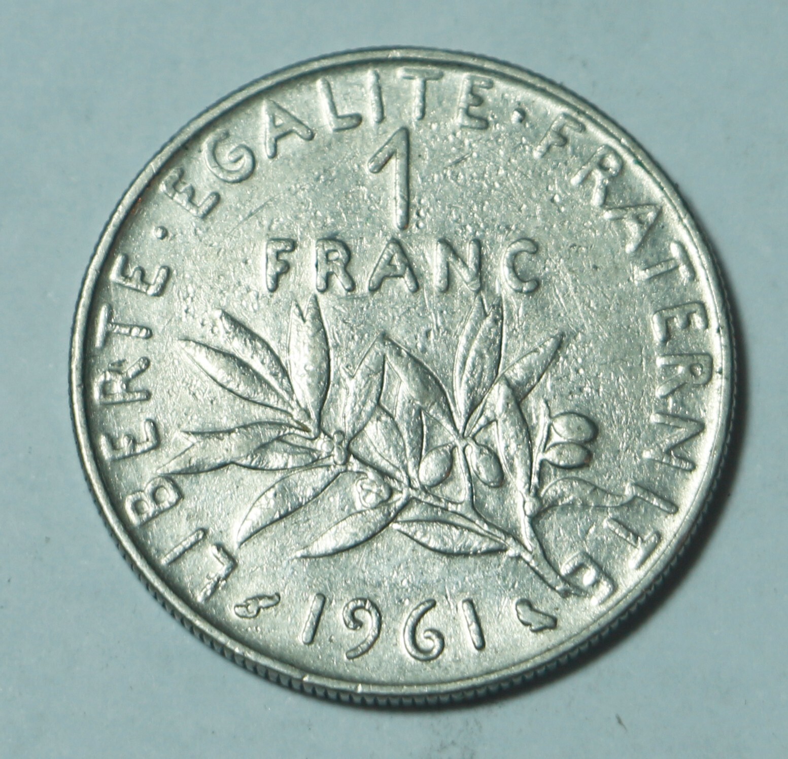 1961 France 1 Franc Coin O. Roty signature | eBay