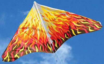 48"x31" Flames Stunt Kite | eBay