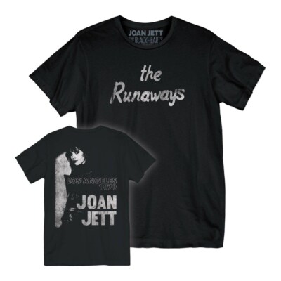 Joan Jett and the Runaways Mens T-shirt - Los Angeles 1979 - Band Tees ...