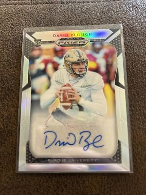 David Blough Prizm Draft 2019 176 Purdue Boilermakers AUTO RC SILVER ...