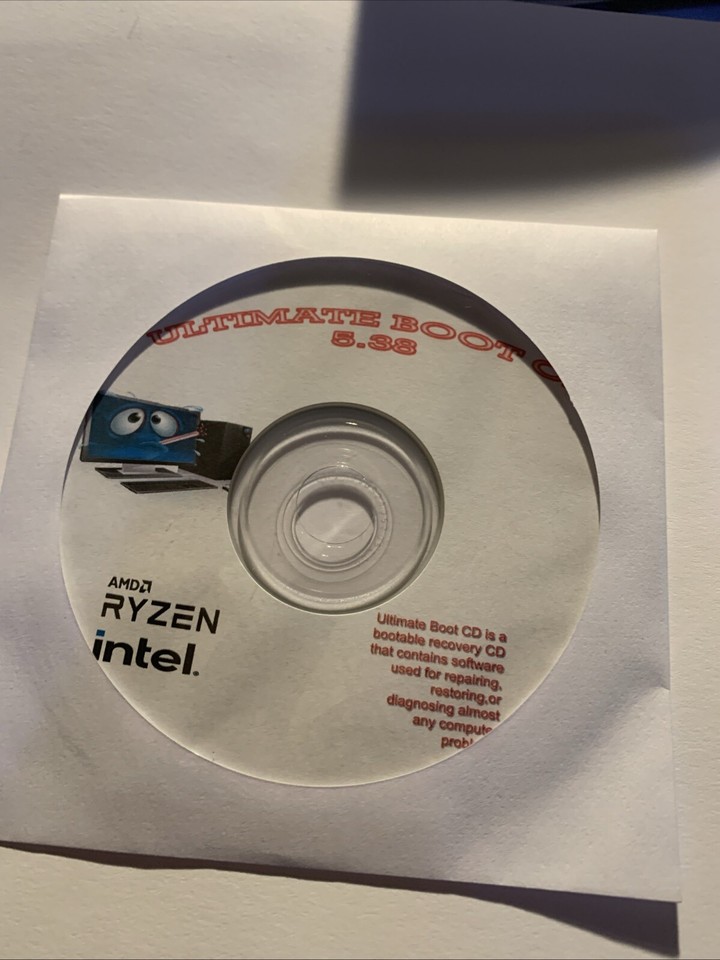 Ultimate Boot CD - Over 100 PC Repair Programs, Laser-Printed Label ...