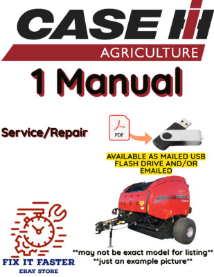 CASE IH RS451 ROUND BALER MANUAL SERVICE REPAIR SHOP PDF USB | eBay