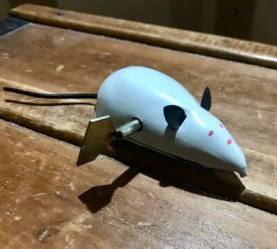 Tin Mouse Windup Toy White | eBay