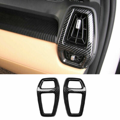 Carbon Fiber Front Side Air Outlet Vent Cover Trim For KIA Sorento 2021 ...
