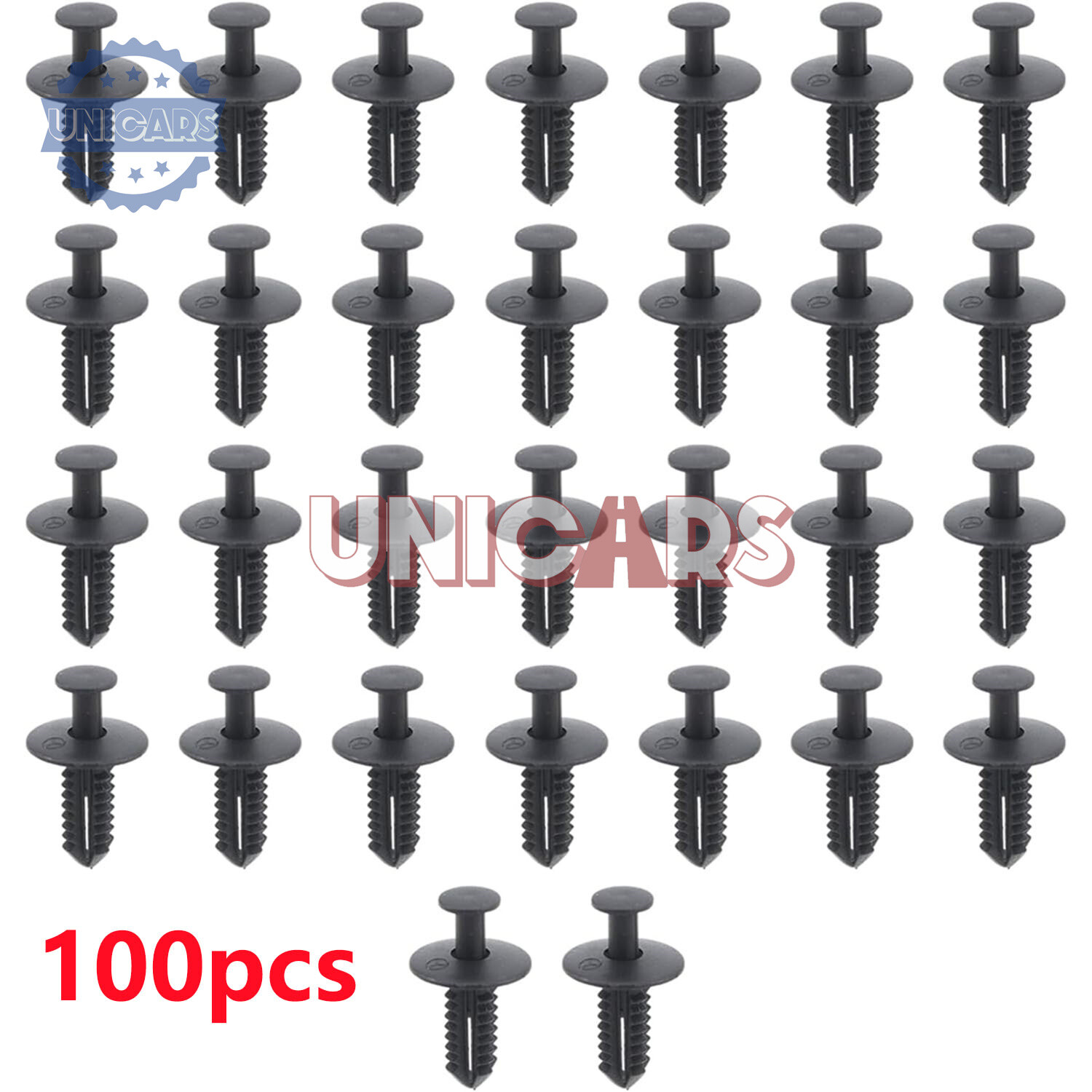 100Pcs For Mercedes Benz Fender Liner Fastener Rivet Retainer Clips ...