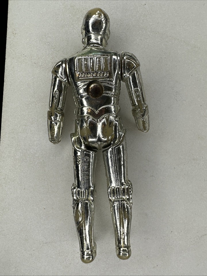 Vintage 1977 Star Wars C3P0 Action Figure Hong Kong GMFGI Figure Broken ...