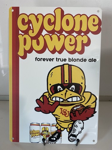 Iowa State Cyclones - Back Pocket Brewing Sign - Cyclone Power | eBay