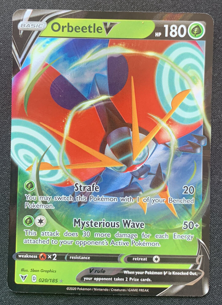 Orbeetle V 020/185 Vivid Voltage Ultra Rare Holo Pokemon TCG Card NM | eBay