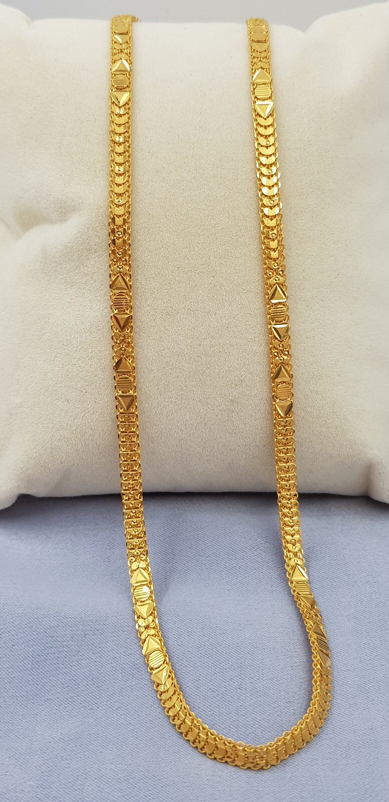 Dubai Handmade Gold Chain 22K Men Premium Gold Jewelry Both Side ...