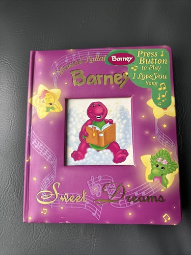 2002 Musical Lullaby Treasury Barney Sweet Dreams Book. | eBay