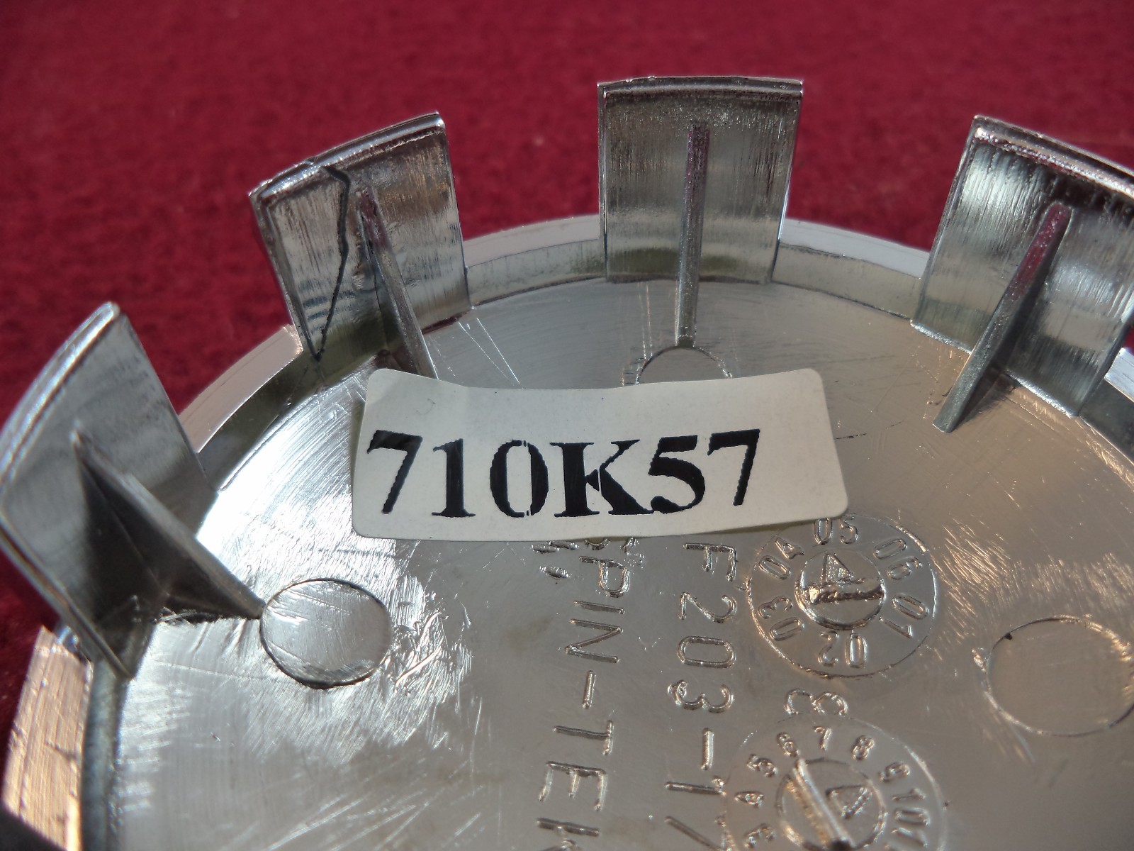 KMC Wheels Chrome Custom Wheel Center Caps Set of Two # 710K57 for sale ...