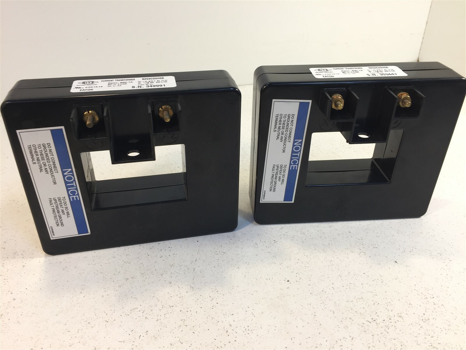 Ritz Instrument Transformers 9253C03H06 Current Transformer 800:1A ...