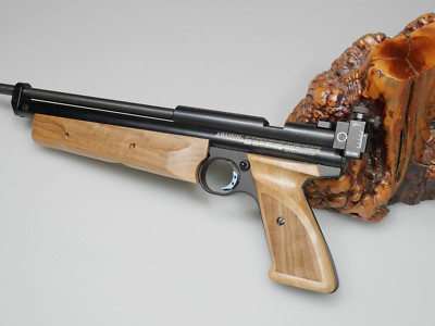 CUSTOM WALNUT FOREARM & GRIPS CHECKERED FITS CROSMAN 1377 C, 1322 P ...