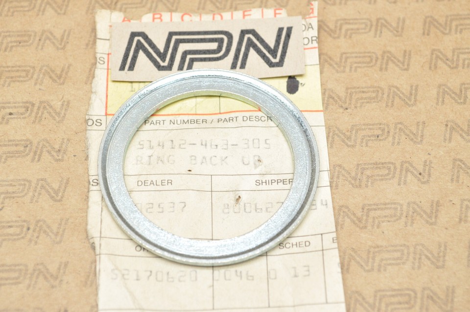 NOS Honda CB1100 CB900 CBX GL1100 VF750 XL350 XL600 Back Up Ring 51412 ...
