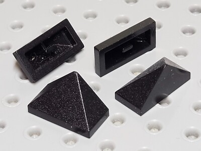 Lego Slope 45° Triple 1x2 [3048c] Black x4 | eBay UK