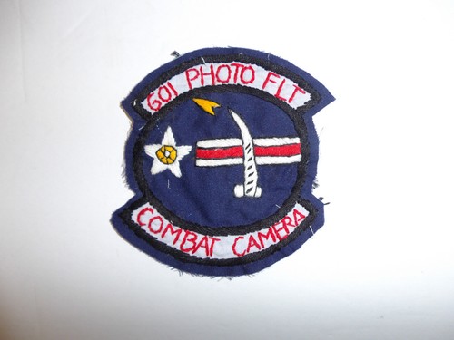 c0085 Vietnam US Air Force 601st Photo Flt Flight Combat Camera patch ...