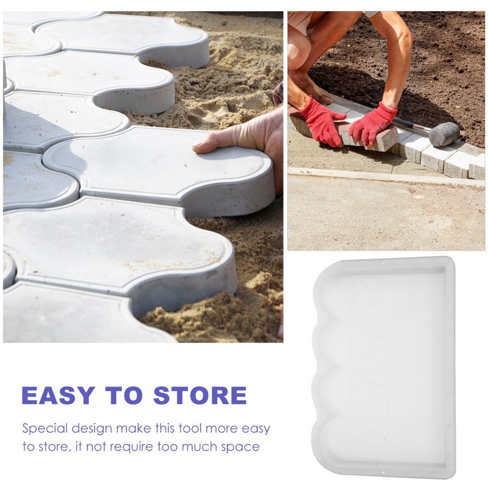 Mold for Cement Forming of Fence Handy Craft Hand Work Garden Yard ...