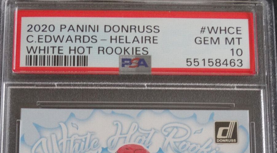 2020 Panini Donruss #WHCE Clyde Edwards Helaire White Hot Rookies Card ...