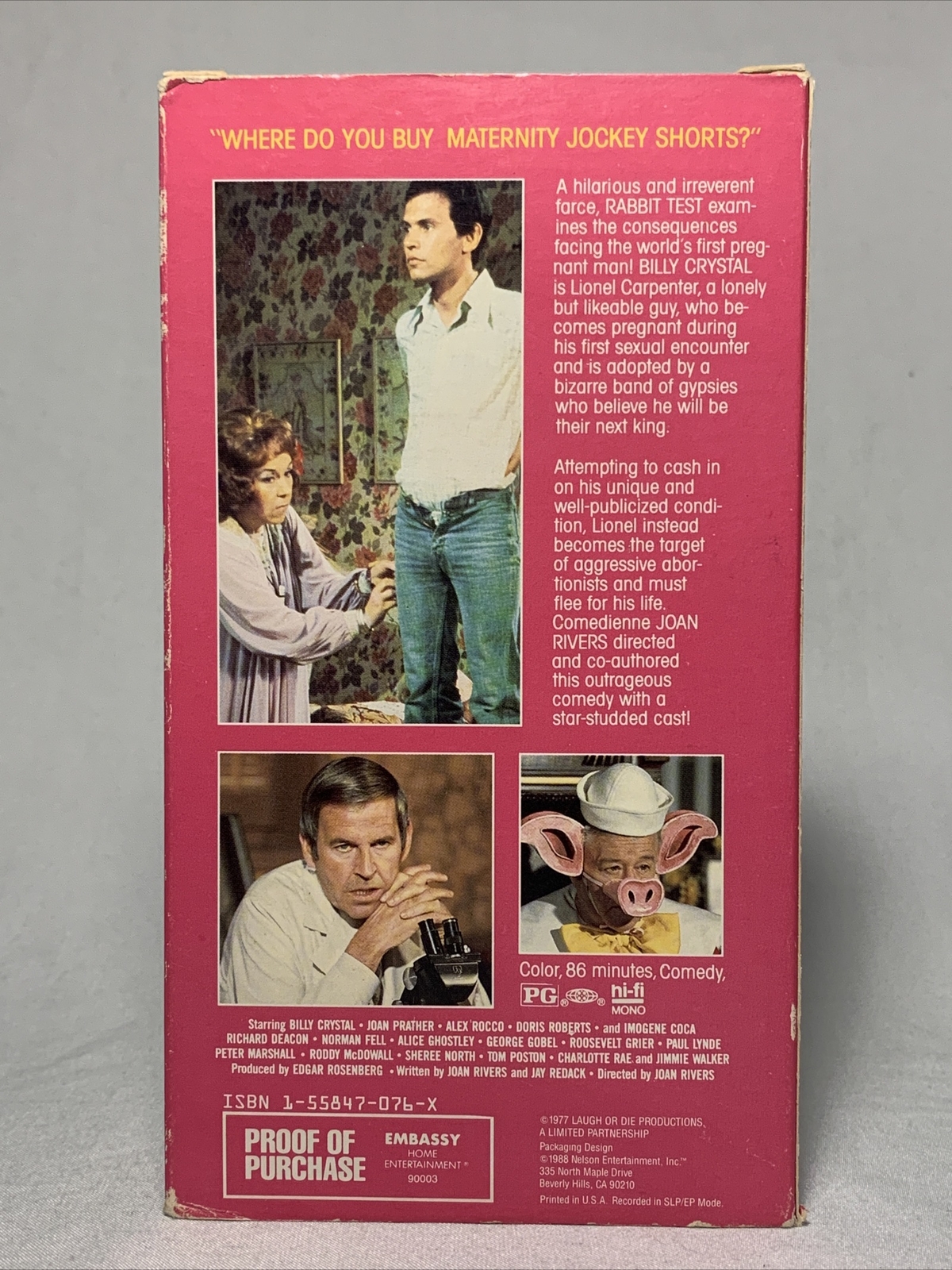 Rabbit Test (VHS, 1989) 82589000336 | eBay