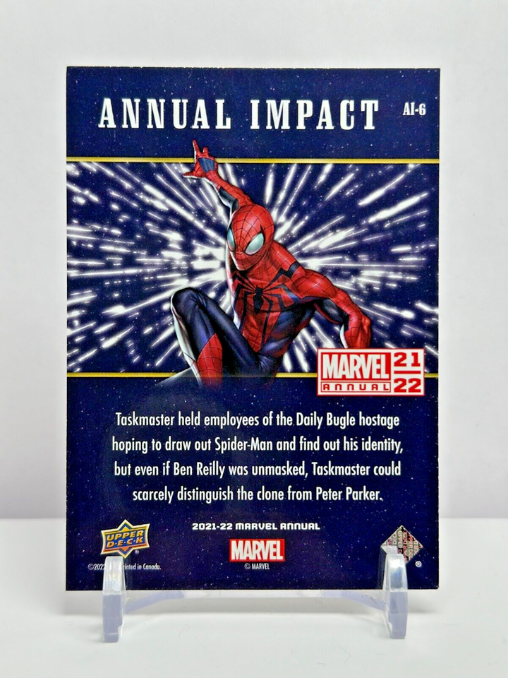 2021-22 Upper Deck Marvel Annual Impact Scarlet Spider No. AI-6 | eBay