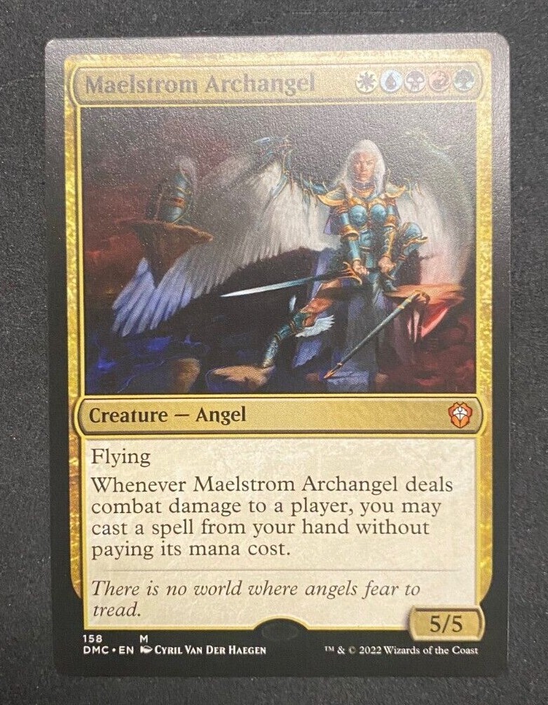 Maelstrom Archangel - MTG Magic the Gathering - Commander - Misprint ...