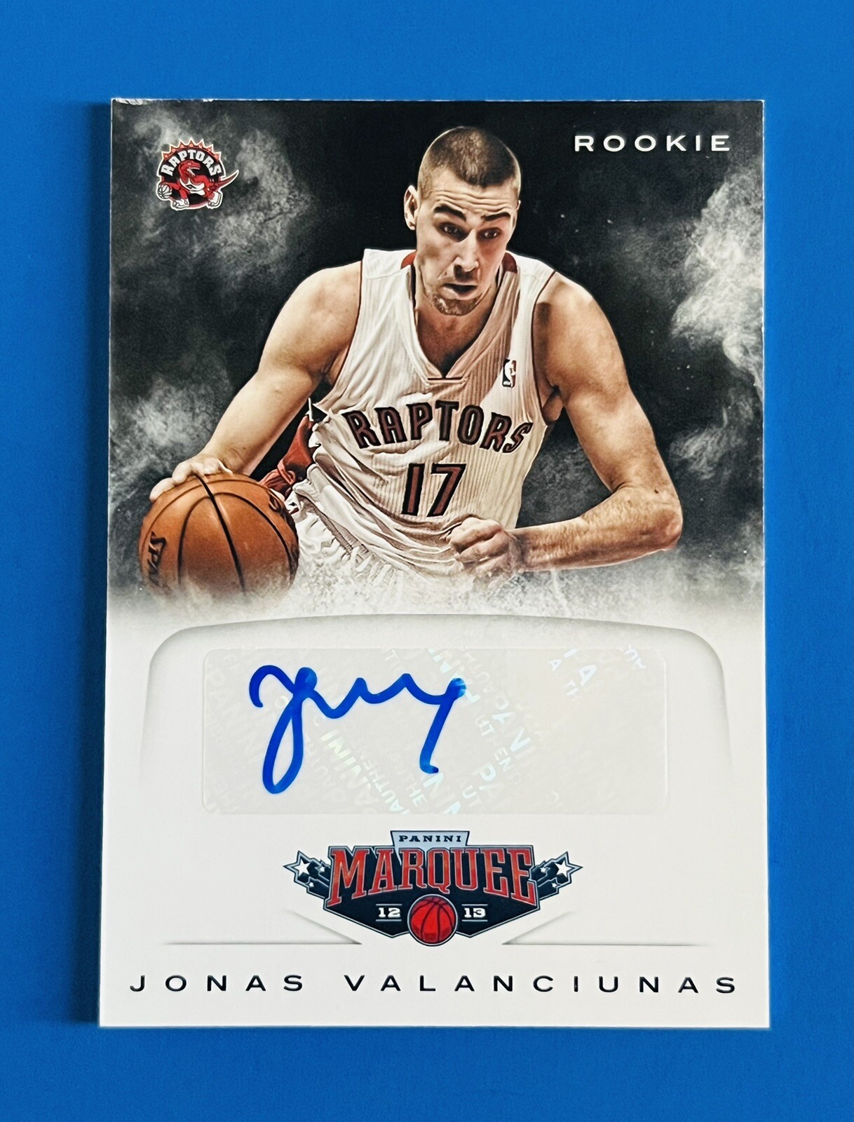 2012-13 Panini Marquee Jonas Valanciunas Rookie Auto Basketball Card ...
