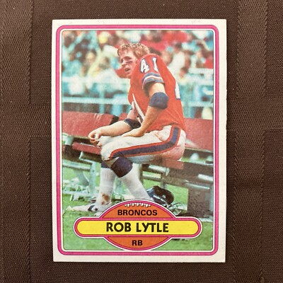1980 Topps Rob Lytle #252 Denver Broncos | eBay