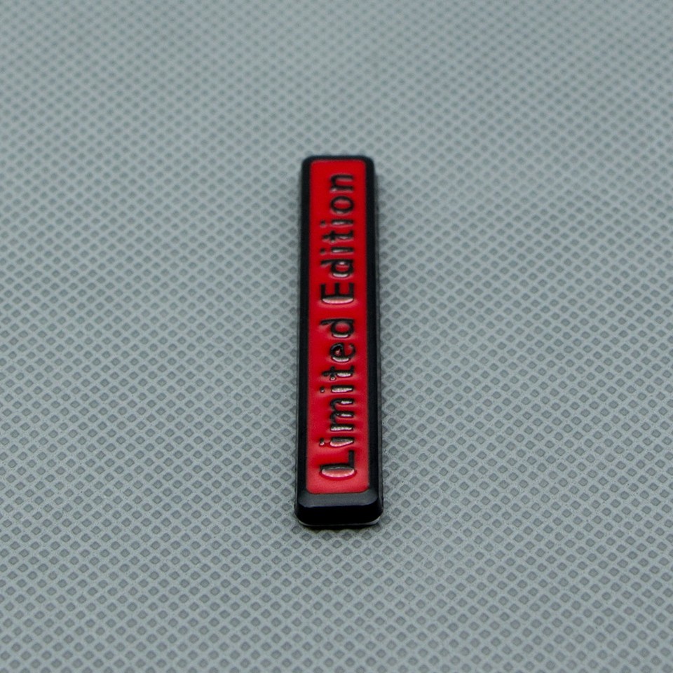 Matte Black Metal LIMITED EDITION Rear Trunk Emblem 3D Sport Logo Badge ...