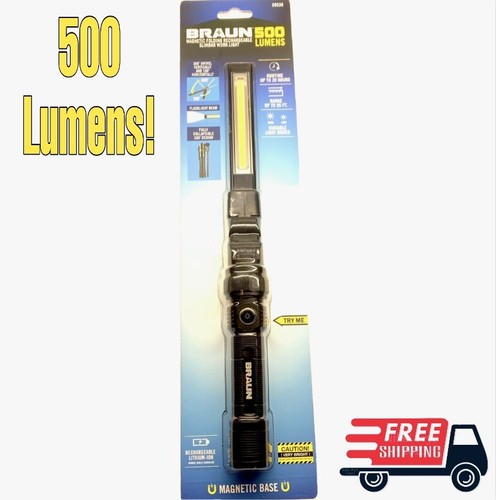 Braun 56536 Magnetic Folding Li-Ion Work light - Black for sale online ...