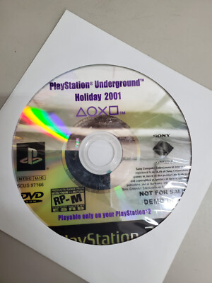 Playstation Underground Holiday 2001 (PS2 PlayStation 2) - DISC ONLY ...