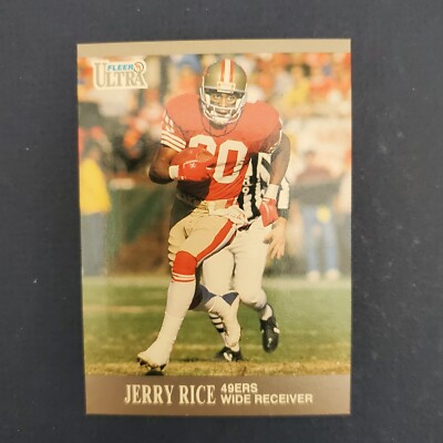 1991 - FLEER ULTRA "JERRY RICE" FOOTBALL CARD #254 PACK FRESH!! LOOK ...