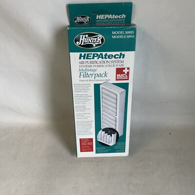 NEW Hunter Model 30915 HEPAtech Air Purification Multistage Filter ...