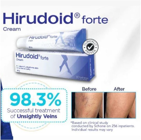 10, 20, 40 g Hirudoid Forte Cream Varicose-Veins Bruises Scars Sprains ...