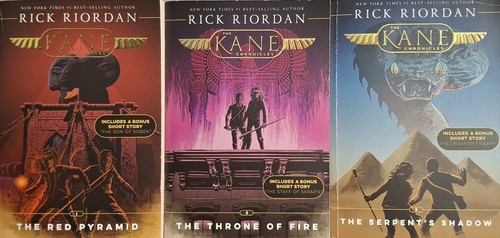 The Kane Chronicles Books 1-3 Rick Riordan 2012 Paperback | eBay