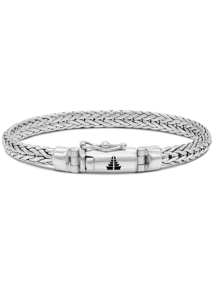 DEVATA Bali Sterling Silver Dragon Bone Chain Bracelet 6mm Oval DBK5236 | eBay