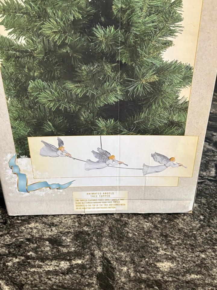 Cracker Barrel Mr Christmas Animated Angels Tree Topper Illuminated ...