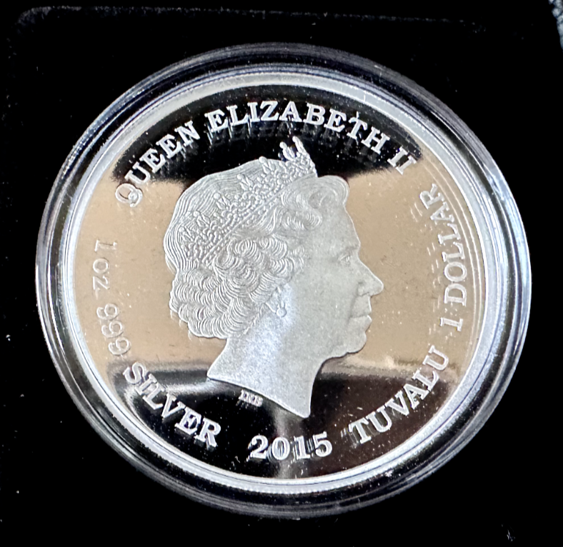 2015 Tuvalu Bruce Lee 1 oz Pure Silver Proof Coin with COA | eBay