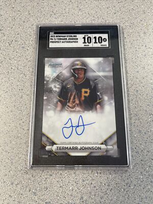 2023 Bowman Sterling Termarr Johnson Prospect Autograph SGC 10 | 10 | eBay