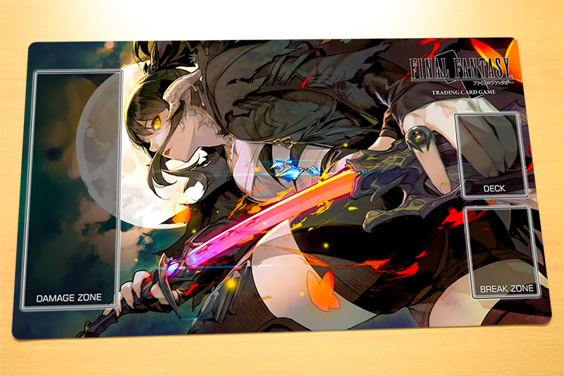 No.3896 Final Fantasy TCG Custom Playmat Samurai FF Card Game Play Mat ...