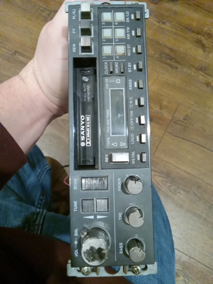 Sanyo Model FT ED7 - Vintage Extremely Rare Car Stereo - Flagship Radio ...