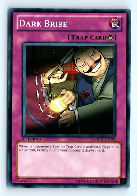 Yu-Gi-Uh Dark Bribe #SDGU-EN039 Structure Deck: Gates of the Underworld ...
