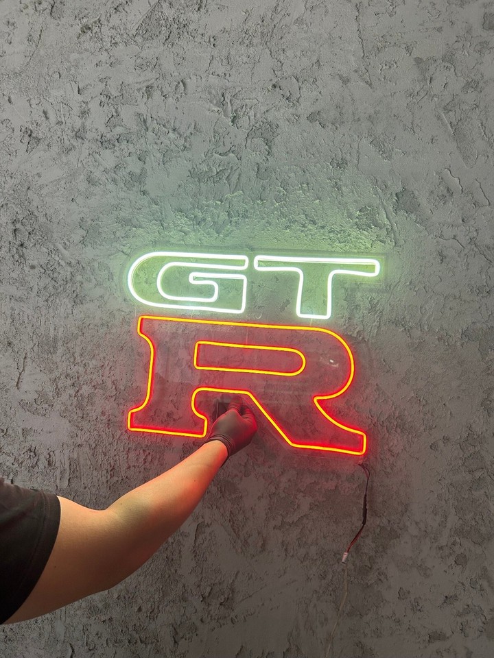 GTR Car Logo Sign Neon Sign / Led NeonSign / Custom Neon Sign Neon Sign ...
